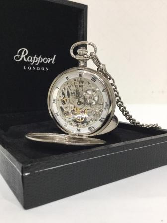 正規品 ラポート Rapport 懐中時計 フルハンター スケルトン 両開き式手巻き PW91(手巻き)｜売買されたオークション情報 ...