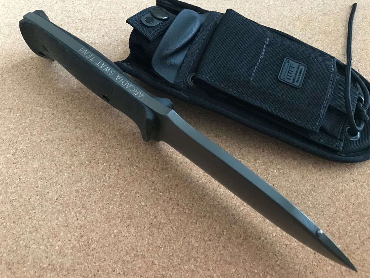 松田菊男 ARCADIA SWAT TEAM KNIFE キクナイフ アーケディア スワットチームナイフ コレクション スワットナイフ(ナイフ ...