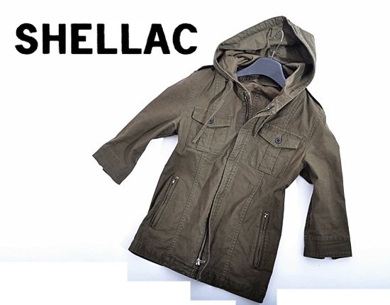 E5 SHELLAC シェラック ミリタリー フード付 ジャケット サイズ44(トップス)｜売買されたオークション情報、yahooの商品情報をアーカイブ公開 - オークファン（aucfan.com）