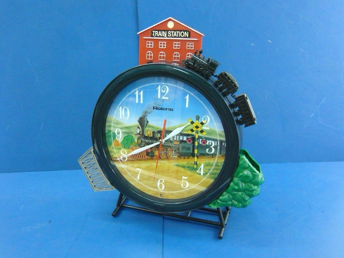 Rolens 時計 HOURLY ACTION TRAIN CLOCK 掛け時計/置き時計 CE15F(アナログ)｜売買されたオークション情報 ...