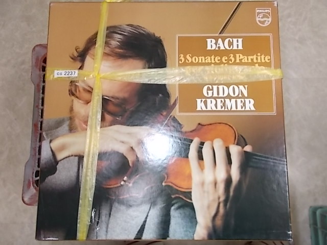 cs2237 3LPBOX ギドンクレーメル/無伴奏ヴァイオリンソナタとパルティータ 27PC40-42 3(クラシック)｜売買されたオークション情報、yahooの商品情報をアーカイブ公開 ...