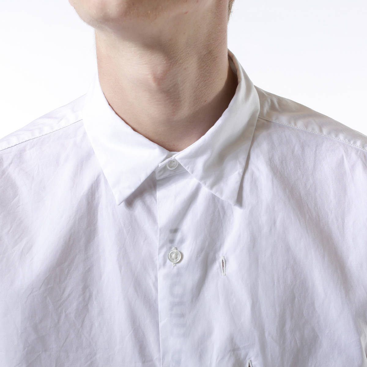 uniform experiment 18SS 2WAY レギュラーカラー シャツ 2 WAY REGULAR COLLAR SHIRT UE ...