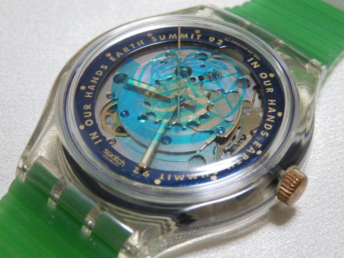 スウォッチ Swatch EARTH SUMMIT '92 AUTOMATIC 自動巻き B49(AUTOMATIC)｜売買されたオークション ...