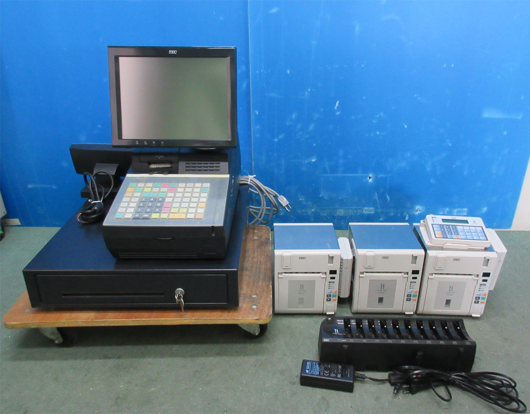 東芝テック オーダーエントリーシステム QT-100 QT-100-F2-2AKA-R(レジスタ)｜売買されたオークション情報、yahooの ...