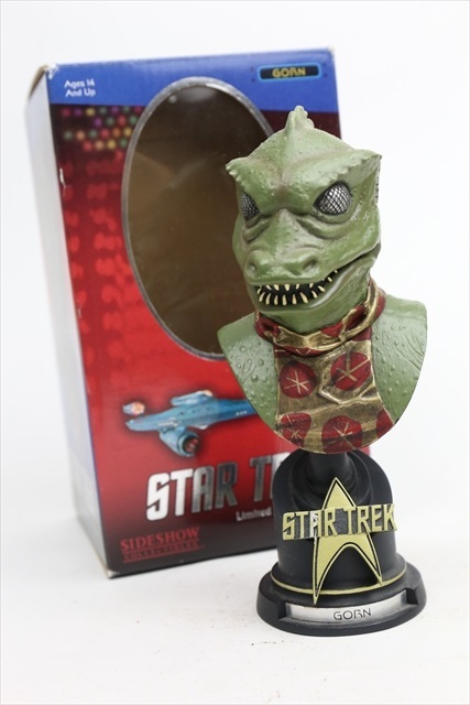 レア sideshow STAR TREK スタートレック GORN ミニ バスト/サイドショウ ゴーン mini bust 限定 フィギュア ...