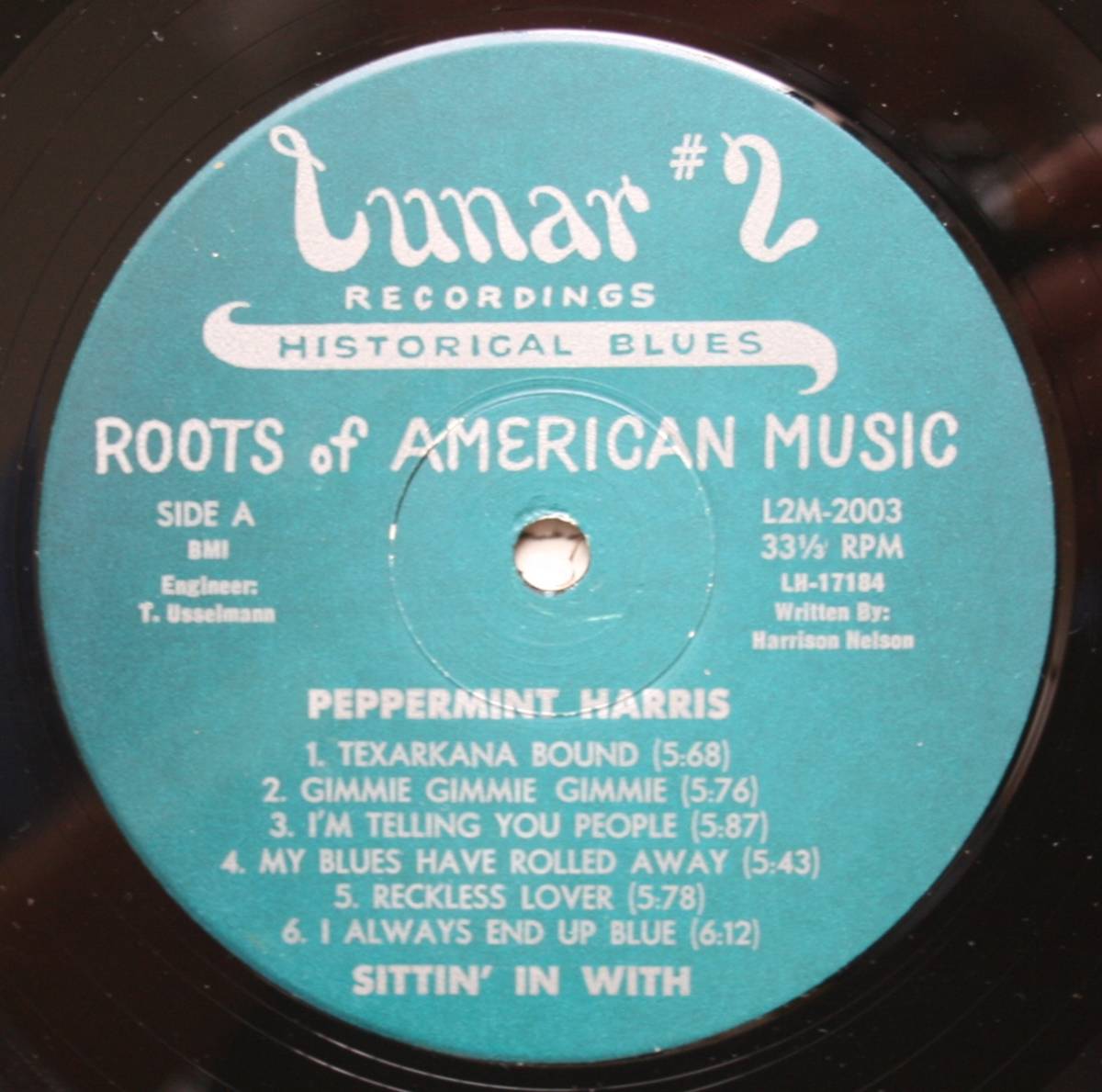 U.S.LP Peppermint Harris Lunar #2 L2M-2003 : Sittin' in with HISTORICAL ...