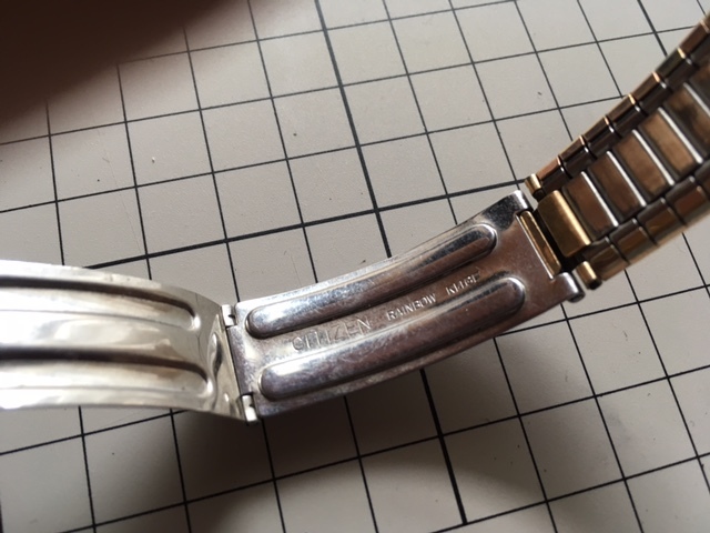 K928 良好 超 レア アンティーク Citizen/シチズン Excel 21石 CGP STAR ゴールド E9401 純正ブレス ...