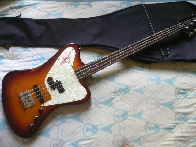 レア がジャンク Epiphone Non Reverse Thunderbird/エピフォン ノンリバ サンダーバード ソフト ケース付 ...