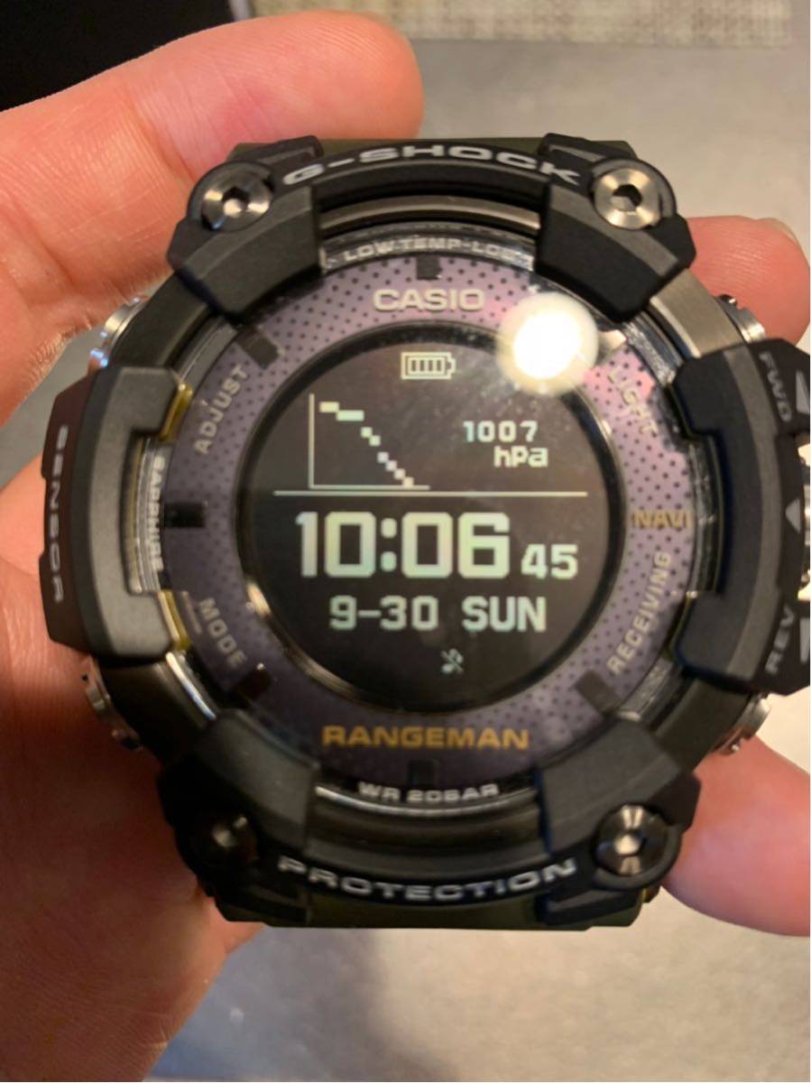 CASIO watch G-Shock Range Man Solar Assist GPS Navigation GPR B1000 ...