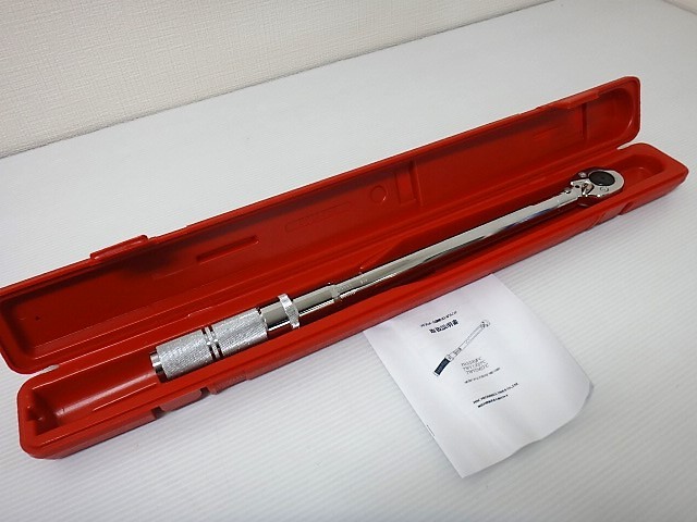 MAC TOOLS 1/2 マイクロメーター式トルクレンチ TWV150JFC 40-200NM 日本語取説&ケース付 マックツール(トルク ...