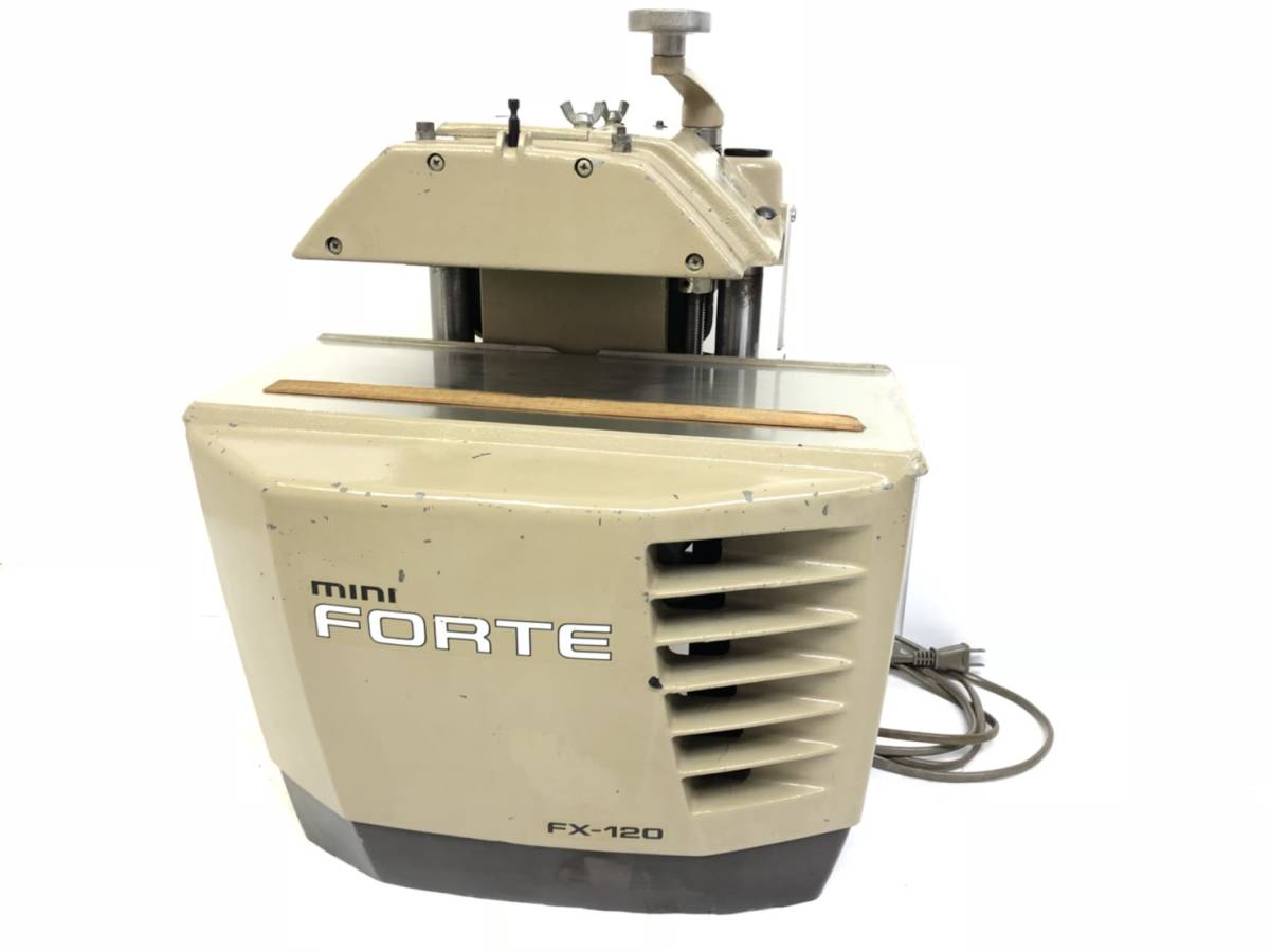 10221101 自動かんな盤 MINI FORTE/ミニフォルテ FX-120 小型/軽量 飯田工業 売切格安スタート s1110-1-0 ...