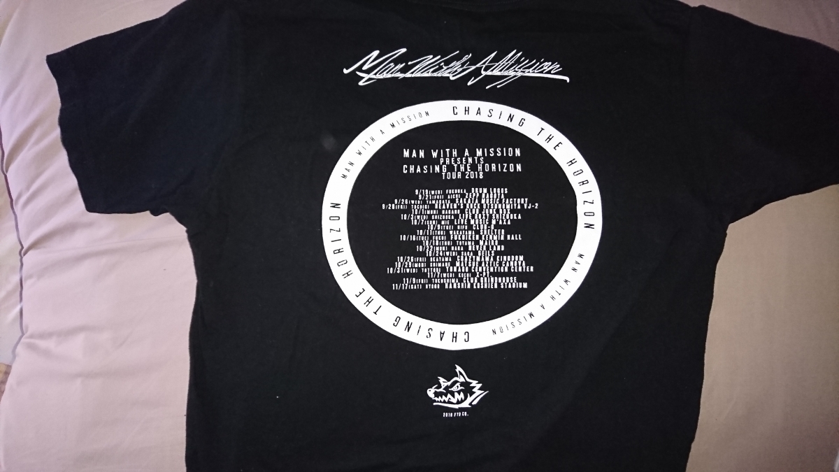 MAN WITH A MISSION Tシャツ グッズ Lサイズ(記念品、思い出の品)｜売買されたオークション情報、yahooの商品情報をアーカイブ公開 - オークファン（aucfan.com）