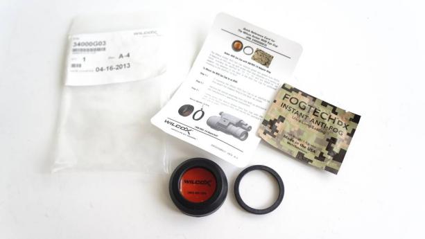 実物 Wilcox 製 Amber Filter Cover フィルターカバー ウィルコック AN/PVS-14 AN/PVS-15/18 ...