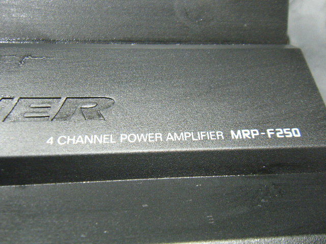 アルパイン 4チャンネル パワーアンプ ALPINE 4CH MRP-F250 検索 カーオーディオ カーステレオ カーアンプ ...
