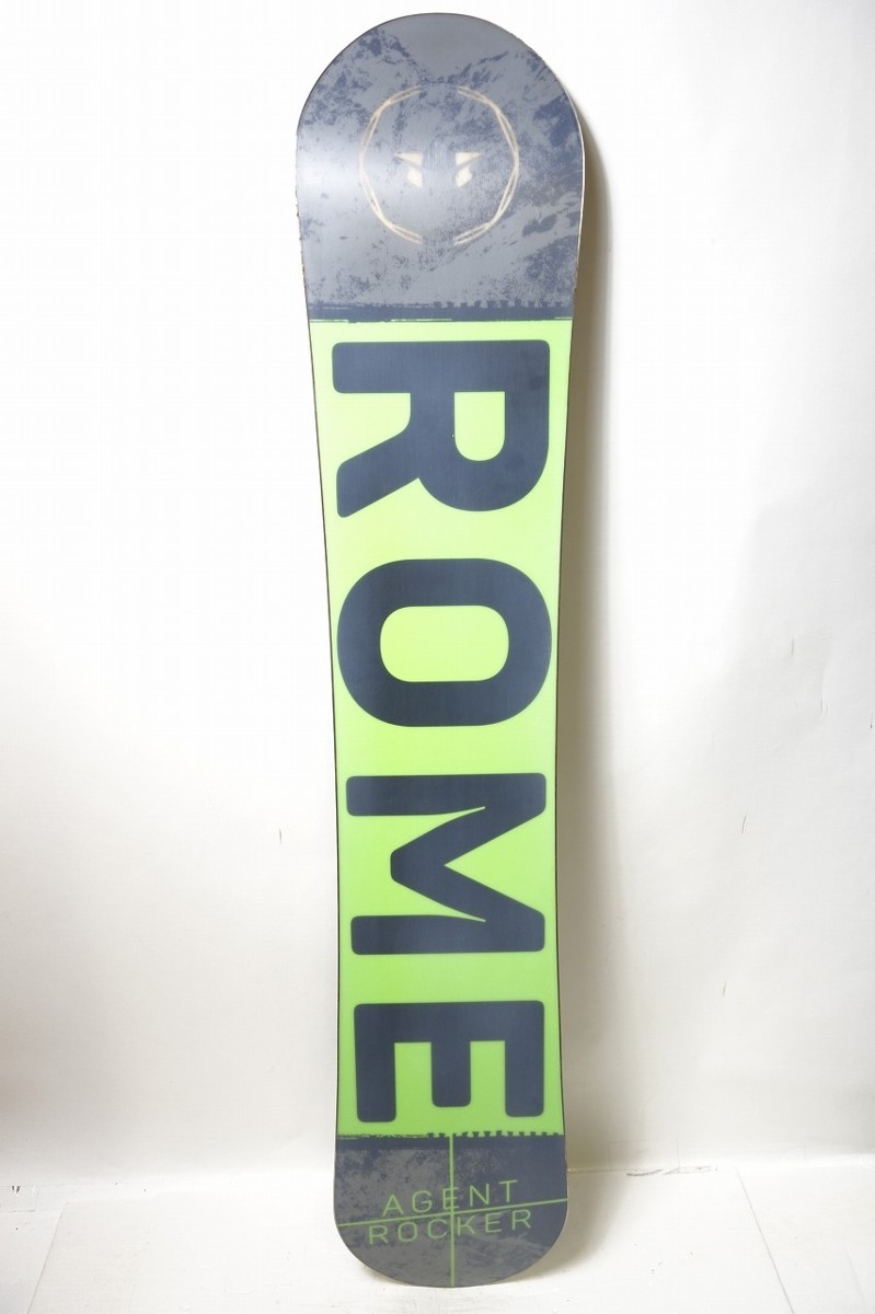 16/17 ROME SDS BLACK AGENT ROCKERモデル スノーボード 単品 153cm ローム ブラックエージェントロッカー ...