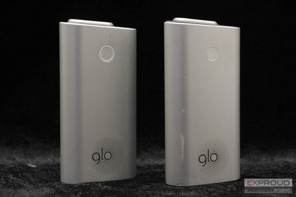 良品 ①glo グロー本体 Model：G003 2個セット シルバー 充電OK ランプ点灯 バイブOK 予備用に 喫煙グッズ(その他)｜売買 ...