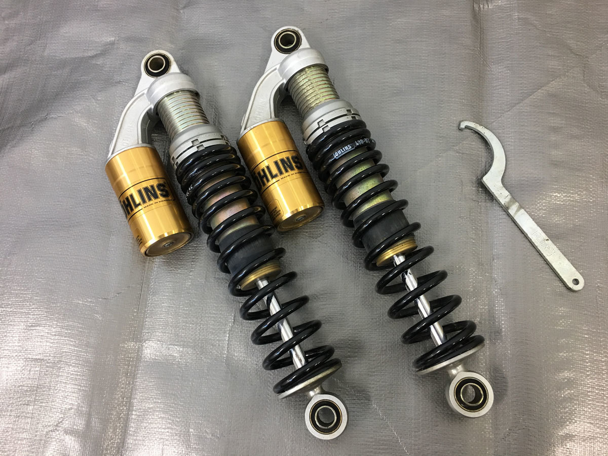 OHLINS オーリンズ GSX400Sカタナ リアショック SU1410 流用などに(リア)｜売買されたオークション情報、yahooの商品 ...