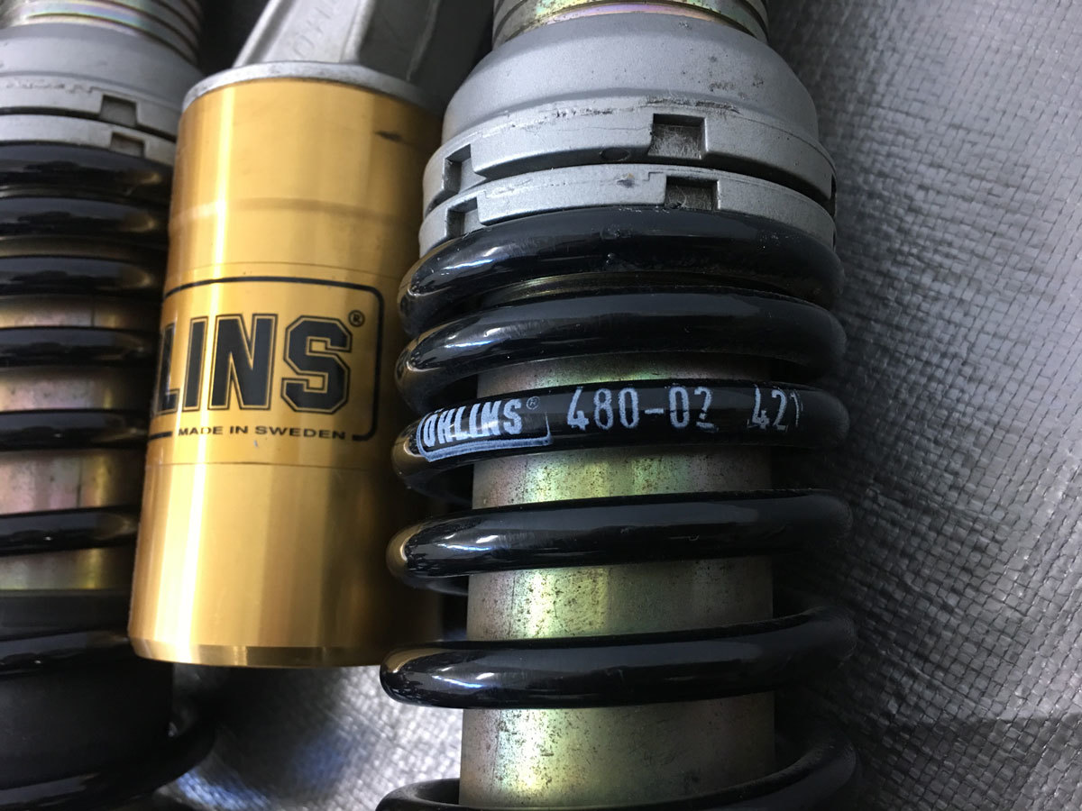 OHLINS オーリンズ GSX400Sカタナ リアショック SU1410 流用などに(リア)｜売買されたオークション情報、yahooの商品 ...