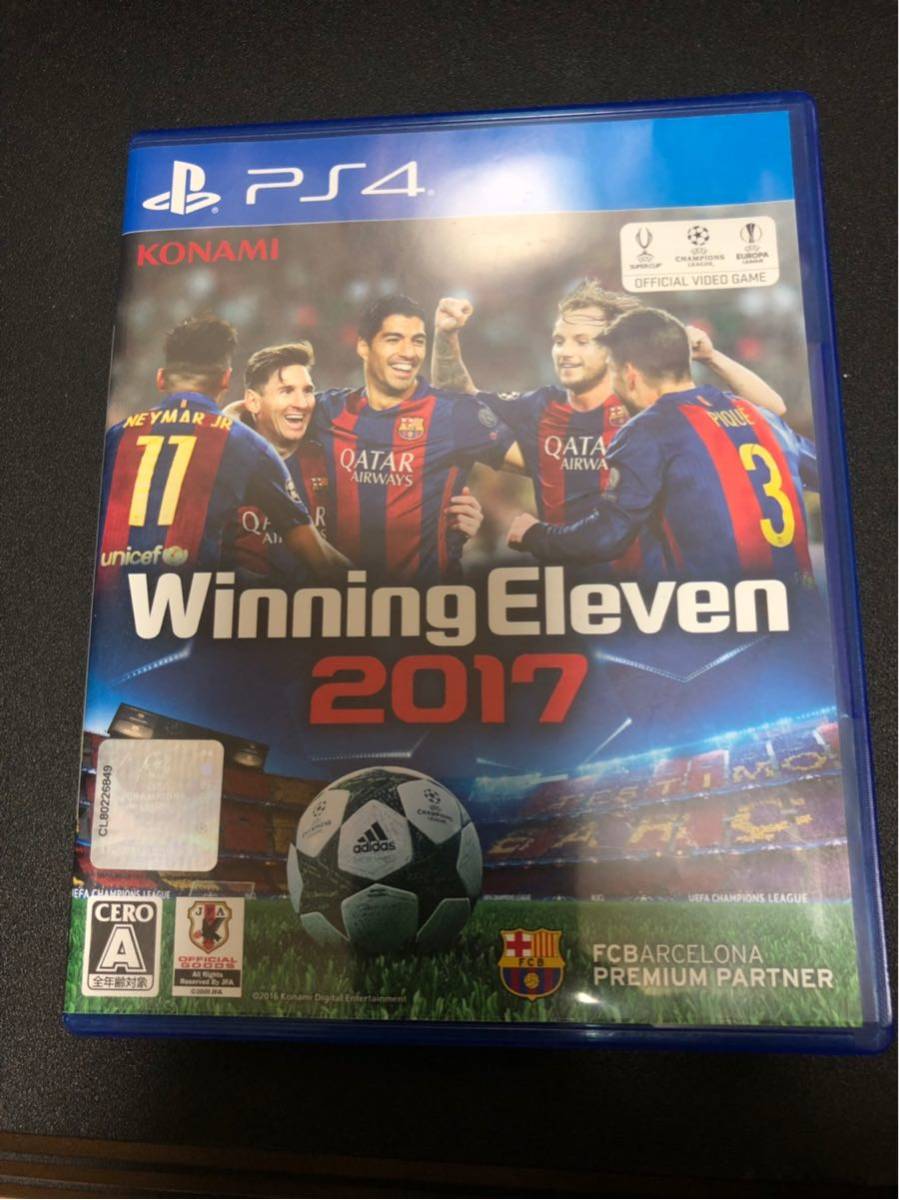 PS4 Winning Eleven2017(PS4ソフト)｜売買されたオークション情報、yahooの商品情報をアーカイブ公開 ...