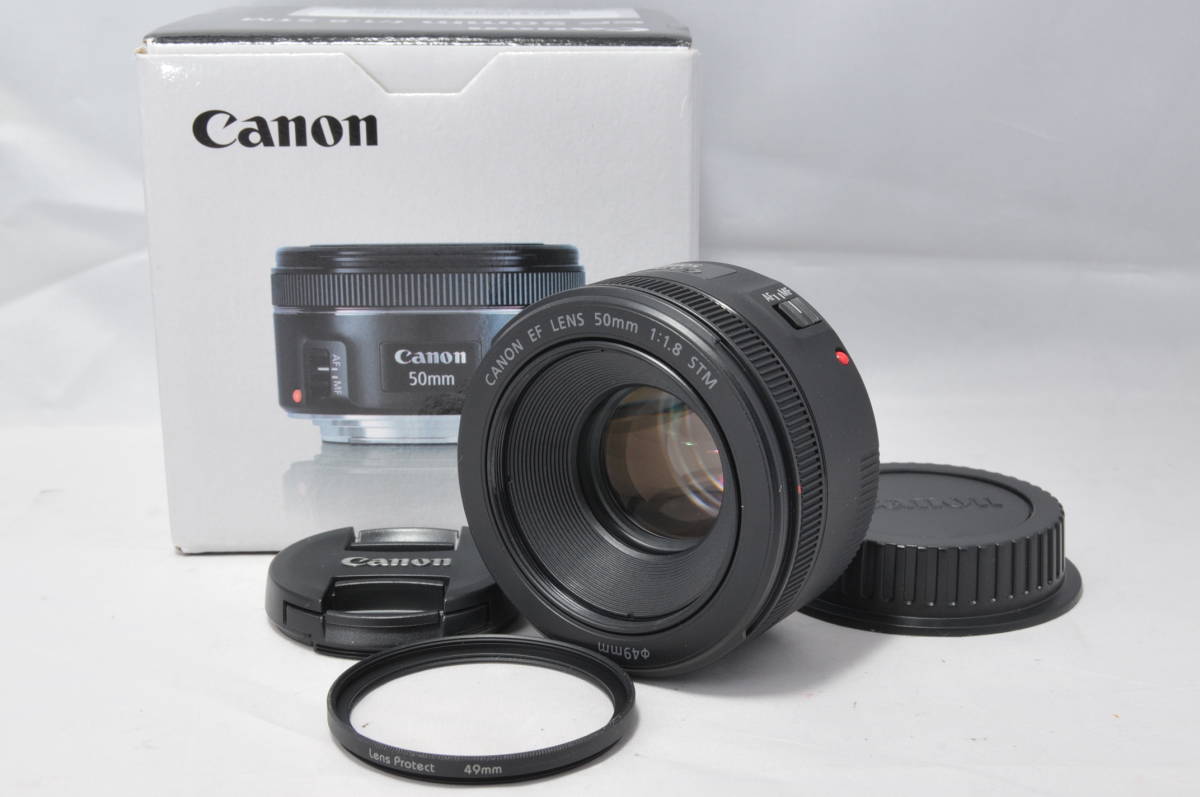極上品 Canon キャノン EF 50mm F1.8 STM 安心の半年間保証 #ke37(キヤノン)｜売買されたオークション情報 ...
