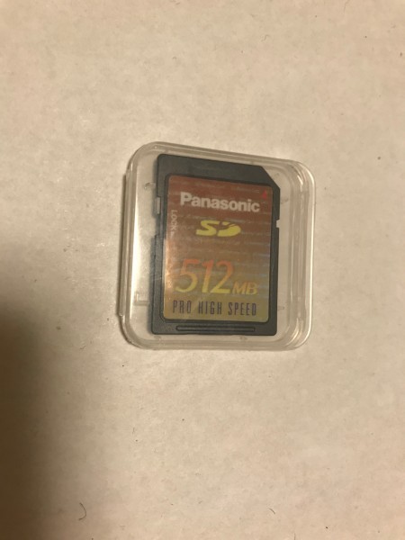 Panasonic SD 512mb PRO HIGH SPEED パナソニック SDカード 512MB(512MB)｜売買されたオークション ...