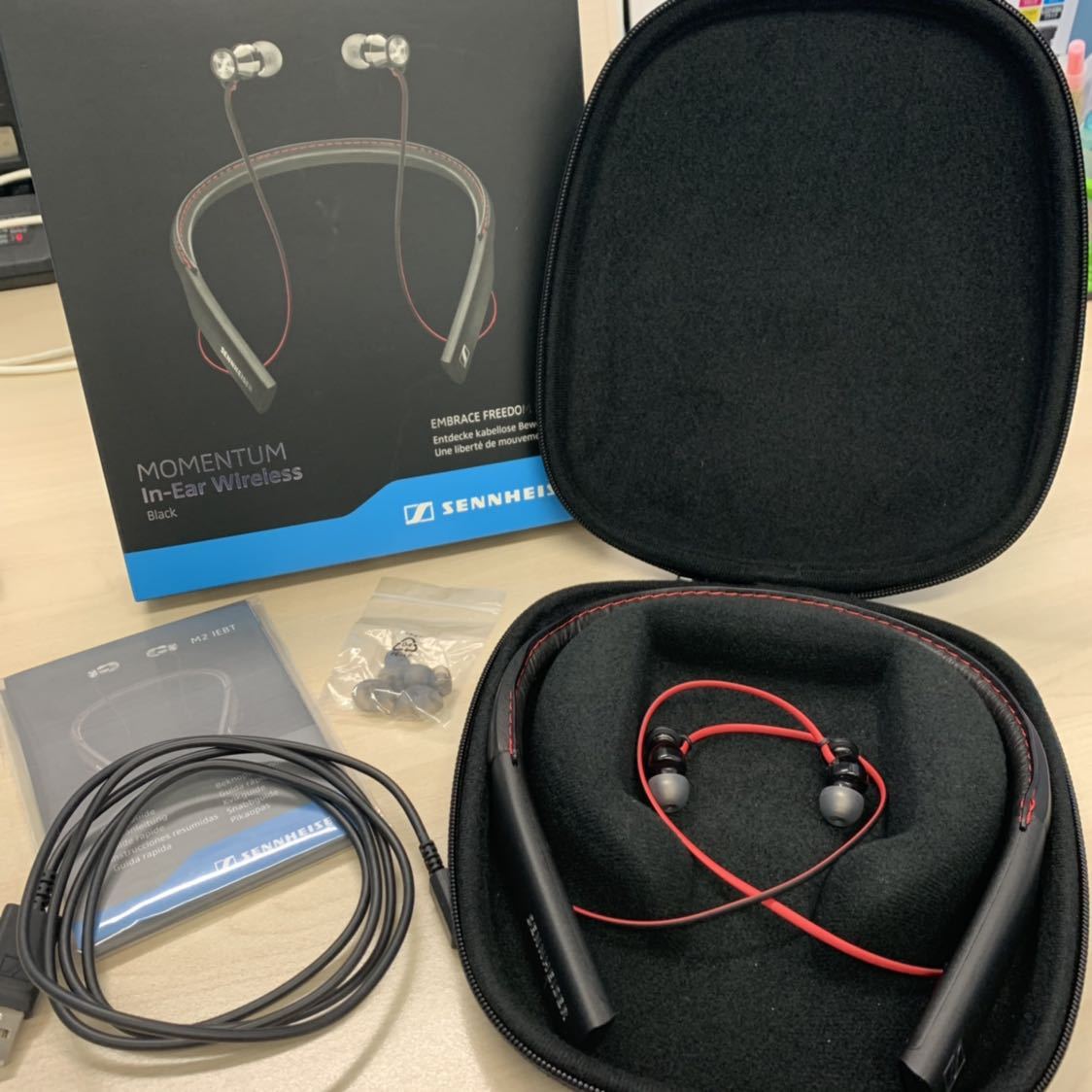 ゼンハイザー MOMENTUM In-Ear Wireless カナル型ワイヤレスイヤホン NFC Bluetooth対応/aptX/M2 ...