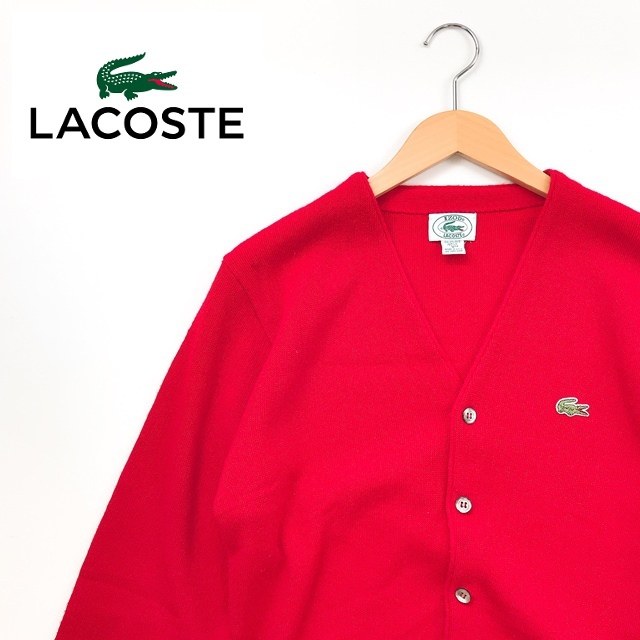 LACOSTE ニットカーディガン/Vネック/赤/S ラコステ(その他)｜売買されたオークション情報、yahooの商品情報をアーカイブ公開 - オークファン（aucfan.com）
