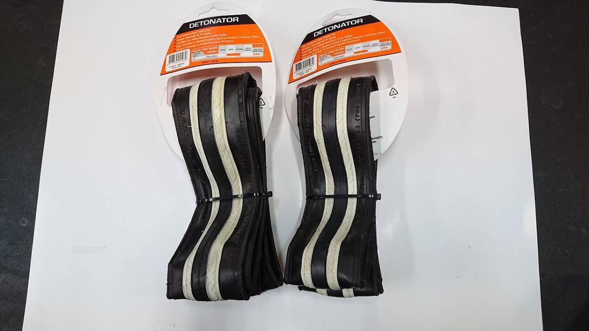 MAXXIS マキシス DETONATOR 700×32c タイヤ 2本セット 700c ホワイト(700C（クリンチャー、WO）)｜売買され ...