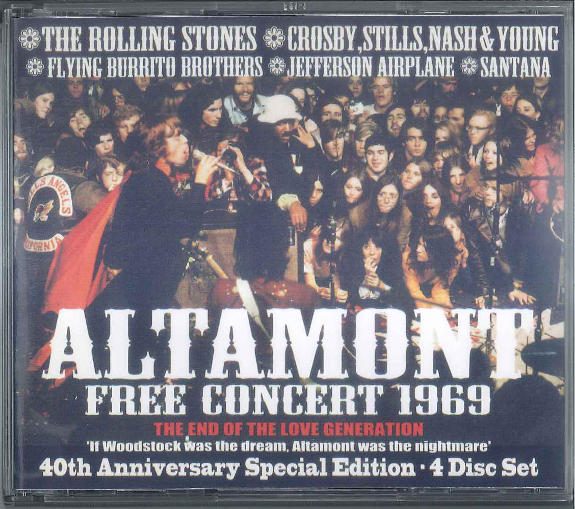 THE ROLLING STONES：ALTAMONT FREE CONCERT 1969 IMP 40TH ANNIVERSARY ...