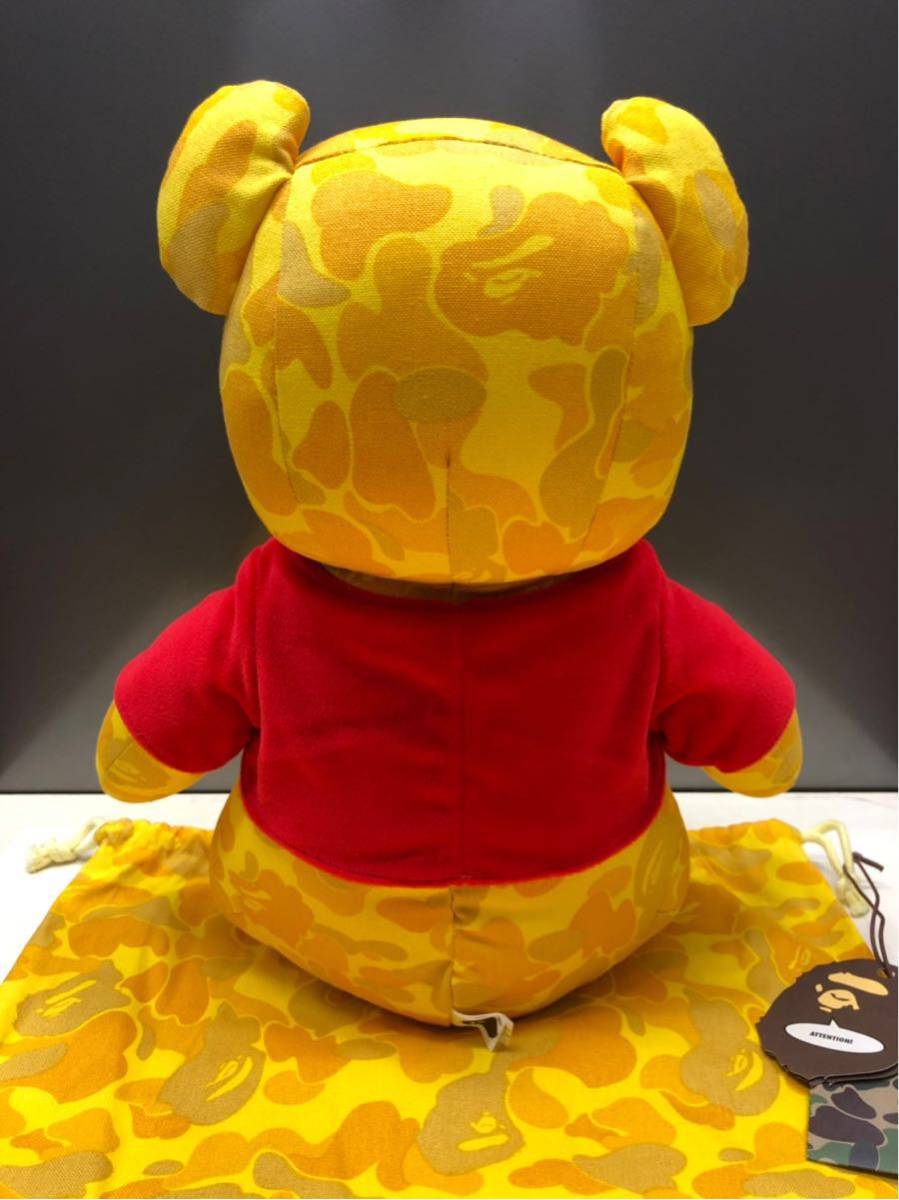 超 BAPE × Disney ベイプ ディズニーぬいぐるみ エイプ プーさん A BATHING APE 正規品 本物(その他)｜売買された ...
