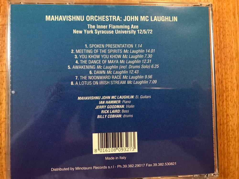 CD JOHN MC LAUGHLIN / MAHAVISHNU ORCHESTRA(ジャズ一般)｜売買されたオークション情報、yahooの商品情報をアーカイブ公開 - オークファン ...