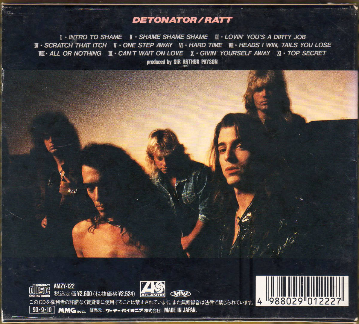 80'sHairMetal/LA Metal 国内盤初回BOX仕様CD RATT ラット /DETONATOR ARCADE VICIOUS DELITE DOKKEN CONTRABAND ...