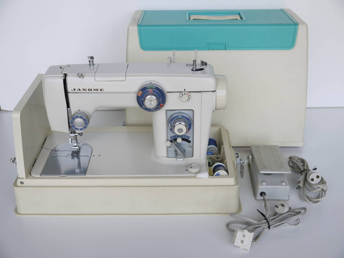 ① JANOME ジャノメ ミシン MODEL 801 手芸/ハンドクラフト レトロ/アンティーク(ジャノメ)｜売買されたオークション情報 ...