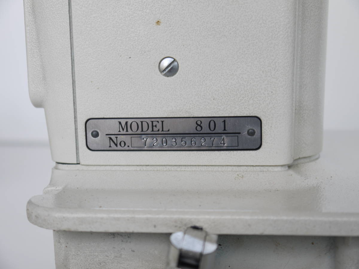 ① JANOME ジャノメ ミシン MODEL 801 手芸/ハンドクラフト レトロ/アンティーク(ジャノメ)｜売買されたオークション情報 ...