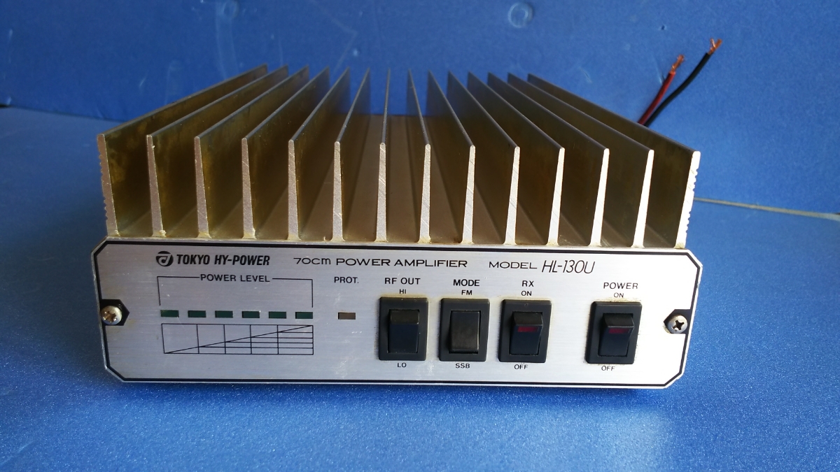 再出品 TOKYO HY-POWER 70cm POWER AMPLIFIER HL-130U 動作未確認 東京ハイパワー 430Mhz ...