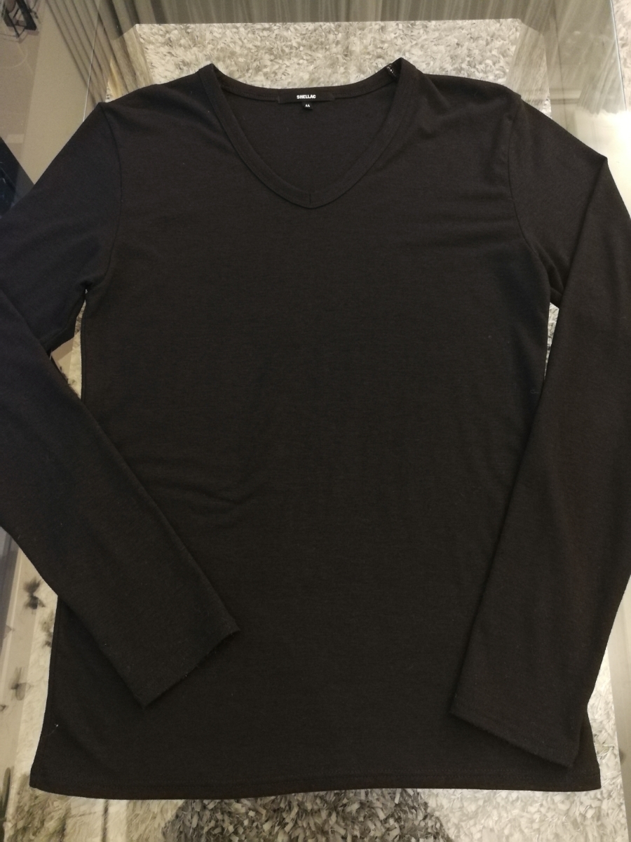 SHELLAC 定番カットソー/サイズ44/ブラック黒/長袖Tシャツ/ロンT シェラック SHELLACwjkSCHORL好きな方にもおすすめ(トップス)｜売買されたオークション情報 ...