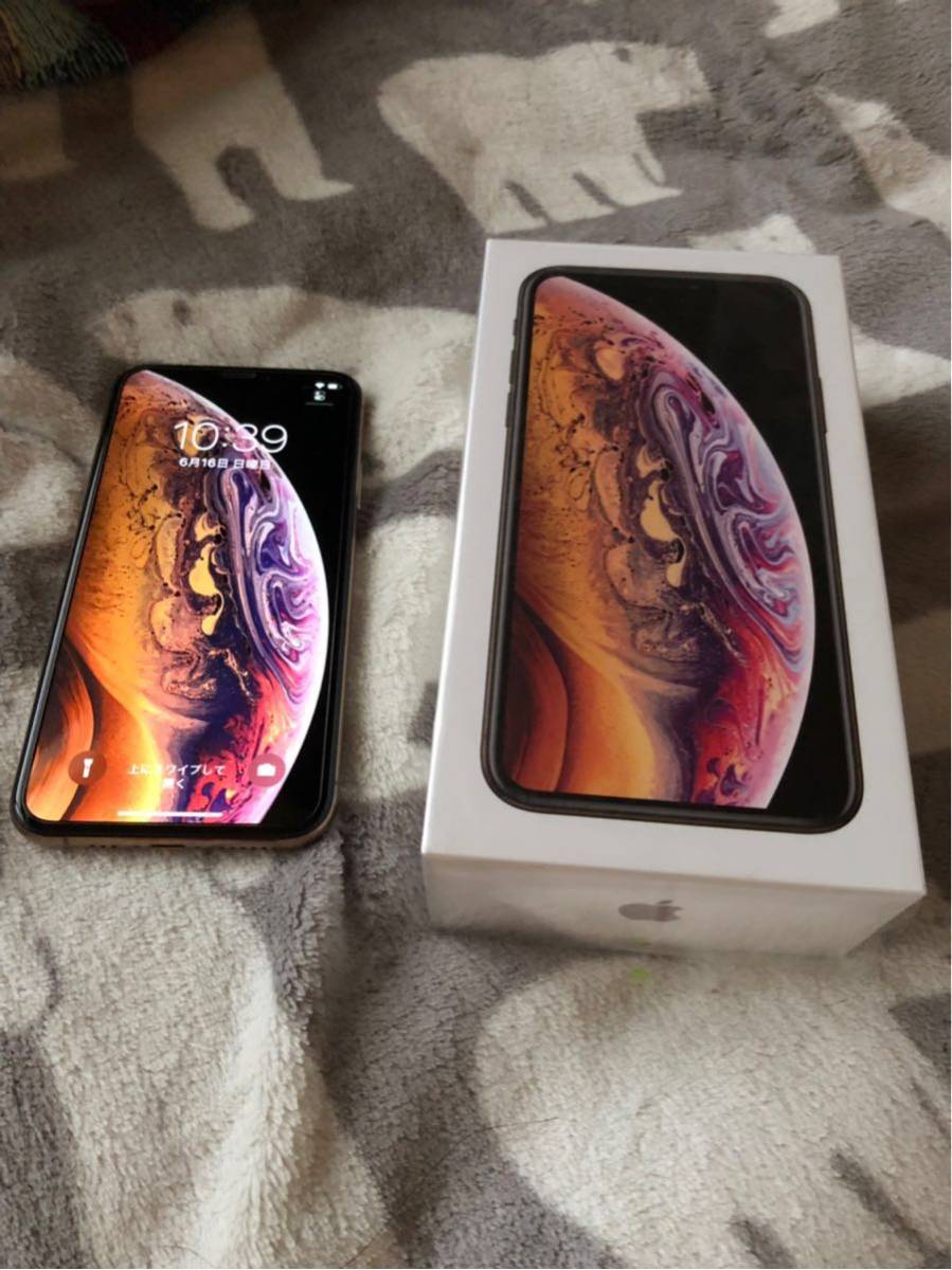 iPhone xs SIMフリー 256gb iPhonexs docomo au SOFT BANK Apple Store 同様 ゴールド ...