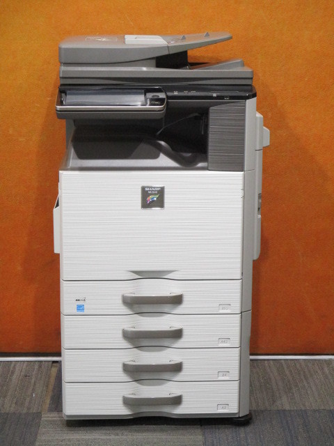 A04565 無線LAN Mac対応 シャープ A3 カラー複合機/SHARP MX-2640FN 印字きれい コピー/FAX/プリンタ/スキャナ 使用少21388枚 動作良好(シャープ ...