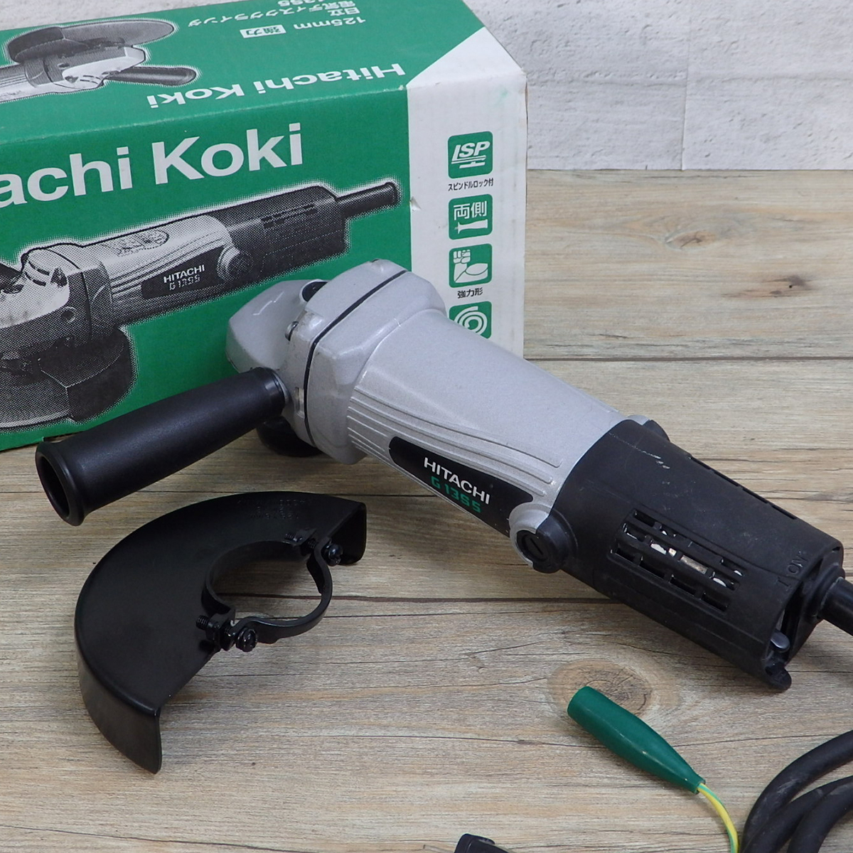 HITACHI 日立工機 125mm ディスクグラインダー G13S5 電動工具 KB(ディスクグラインダー)｜売買されたオークション情報 ...