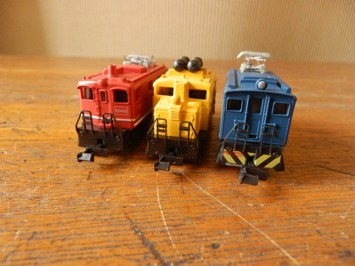 MICRO ACE マイクロエース / Nゲージ A9245 ED45 A9244 工事用凸 9232 ED11 14 ディーゼル 電気 機関車 まとめて3輌set 現状品(ディーゼル機関車 ...