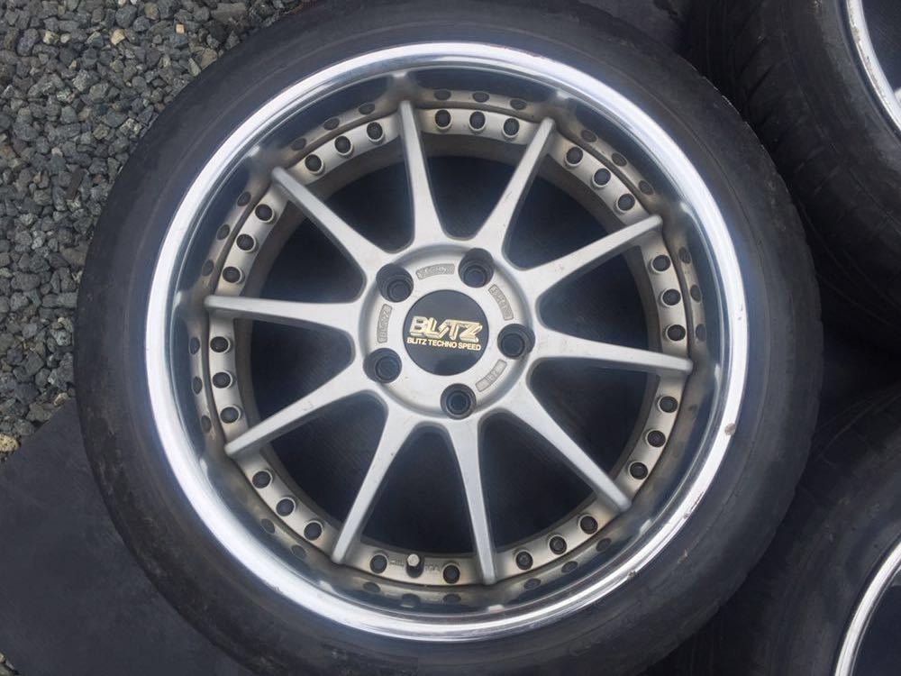 BLITZ TECHNO SPEED Z1 17インチ 7JJ 8JJ PCD114.3 5穴 訳あり(社外品)｜売買されたオークション情報 ...