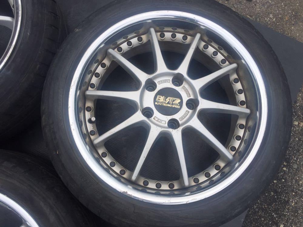 BLITZ TECHNO SPEED Z1 17インチ 7JJ 8JJ PCD114.3 5穴 訳あり(社外品)｜売買されたオークション情報 ...