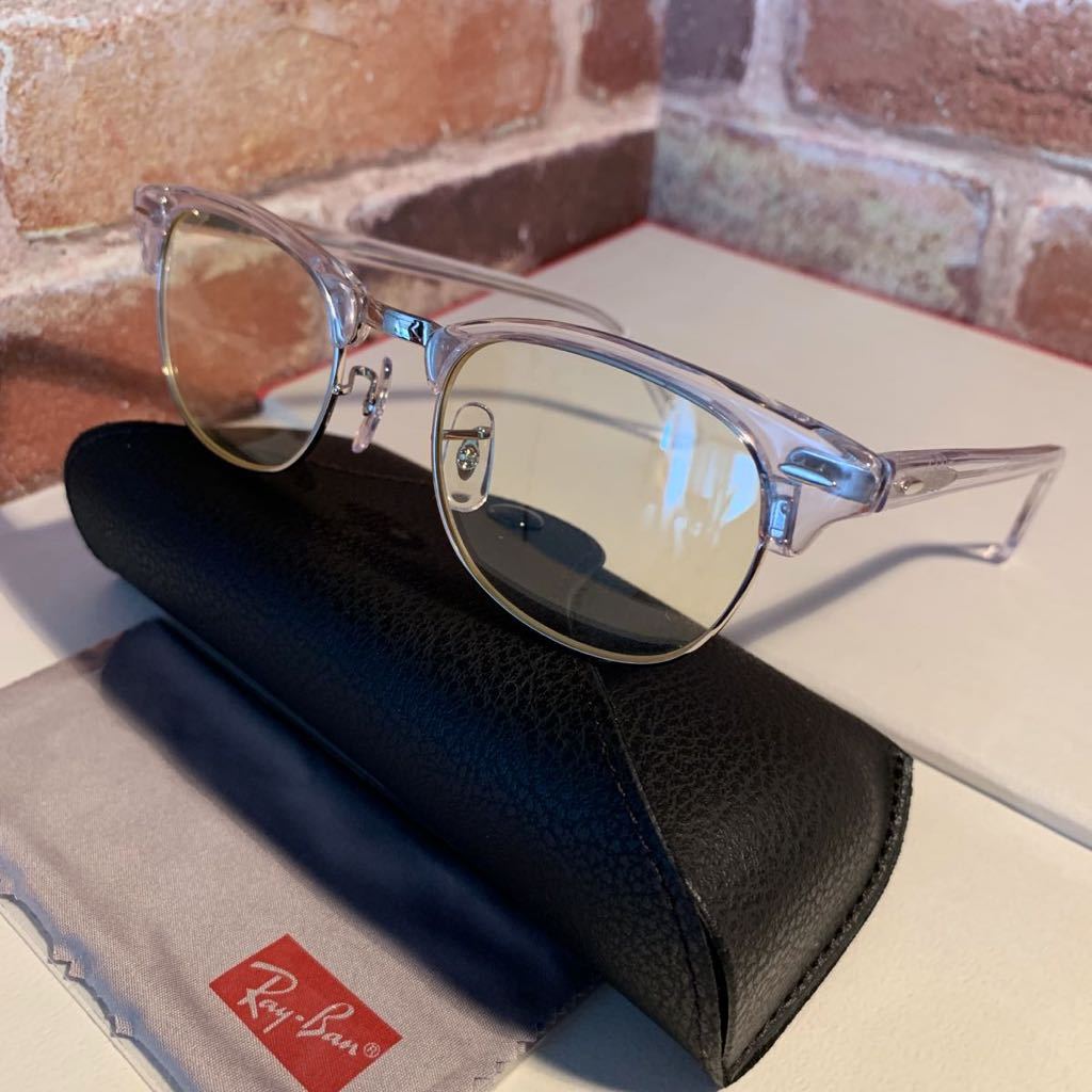 レイバン RB5154 2001 51サイズ イエローRay-Ban UVカットレンズ付き クリアメガネフレーム レディース メンズ 眼鏡 ...