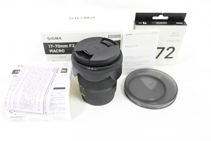 SIGMA シグマ 17-70mm F2.8-4 DC MACRO OS HSM キャノン用 + 72mm PROTECTOR付(その他)｜売買されたオークション情報、yahooの商品情報を ...