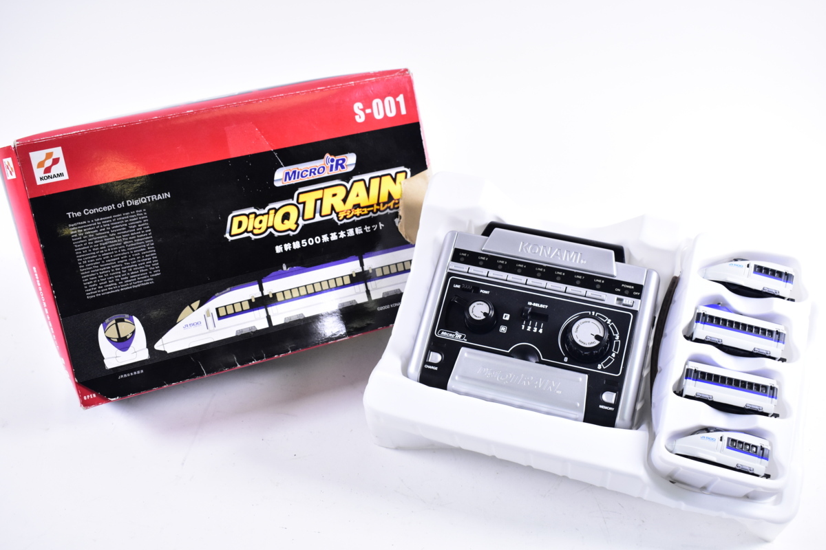 KONAMI コナミ DigiQ TRAIN デジキュートレイン 新幹線500系 基本運転セット S-001 MICROIR 6144-IB ...