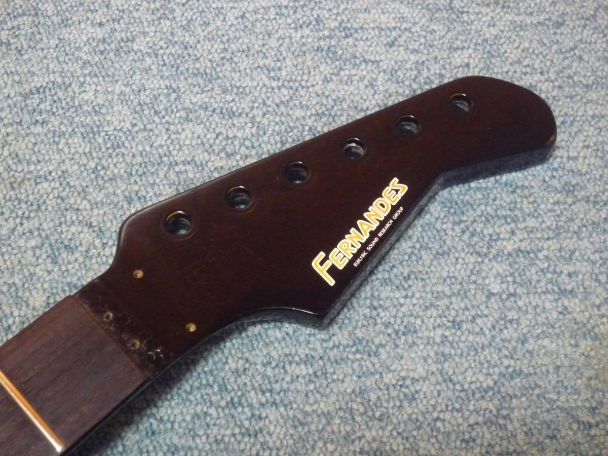 フレットすり合わせ済み 1986~87年製 FERNANDES FR-55 Short Scale 22F Neck Black ...