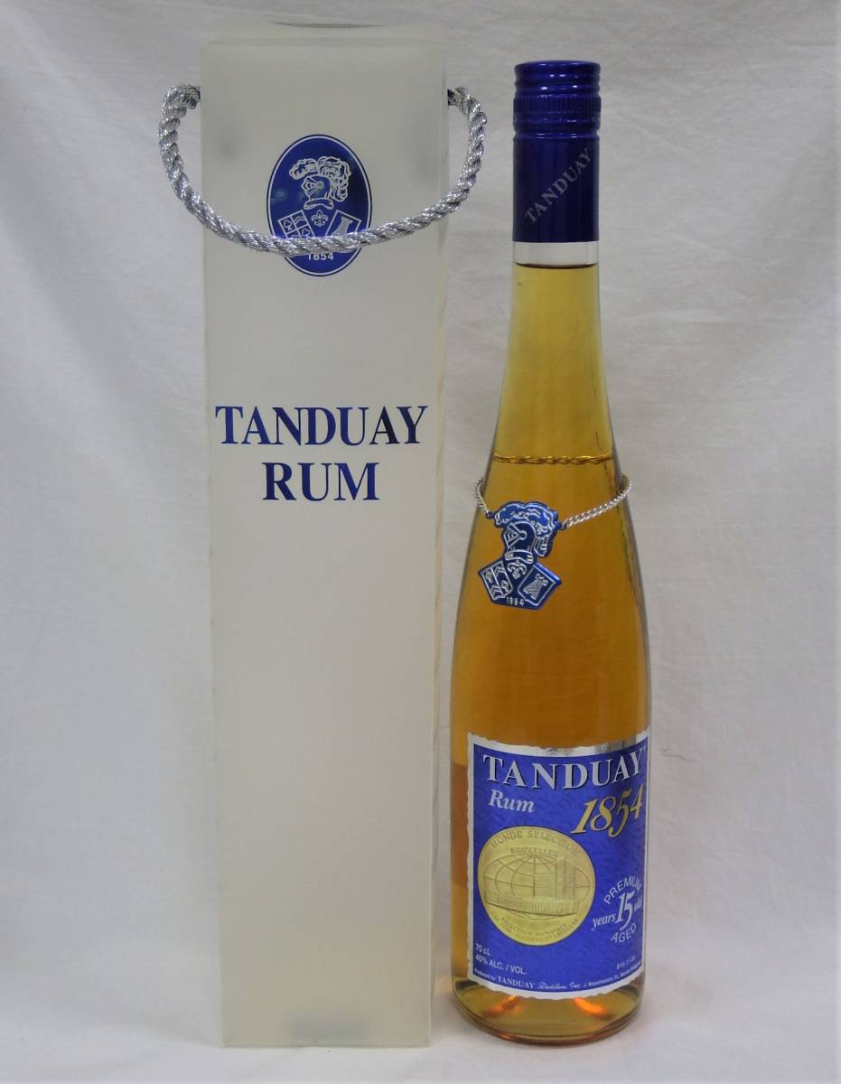 #11326 未開栓 TANDUAY タンデュアイ Rum ラム 1854 プレミアム15年 700ml 古酒(ラム酒)｜売買された ...