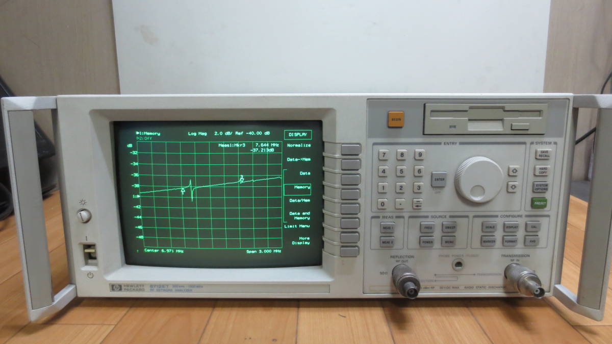 HP 8712ET RF Network Analyzer 300KHz - 1300MHz RF ネットワーク アナライザー(アマチュア無線 ...