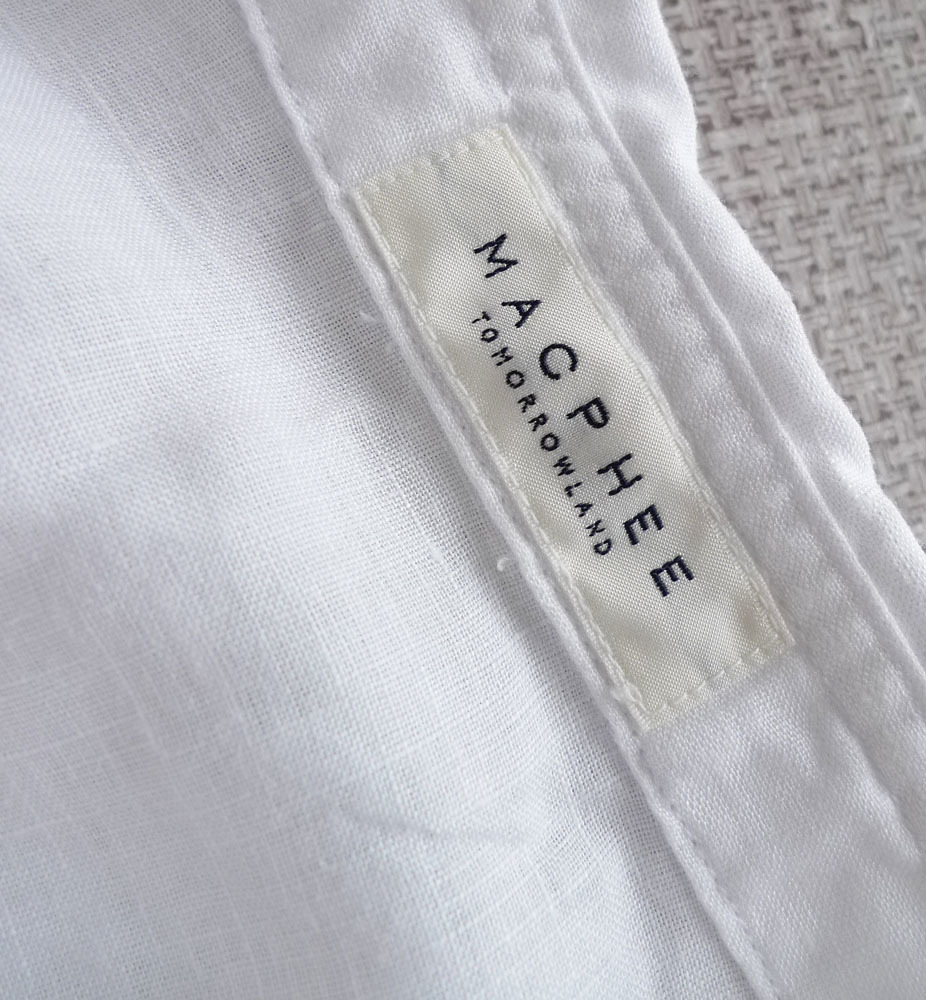 トゥモローランド MACPHEE 麻100%の白シャツ サイズ38 マカフィー TOMORROWLAND リネン ブラウス(長袖シャツ)｜売買されたオークション情報、yahooの商品情報を ...