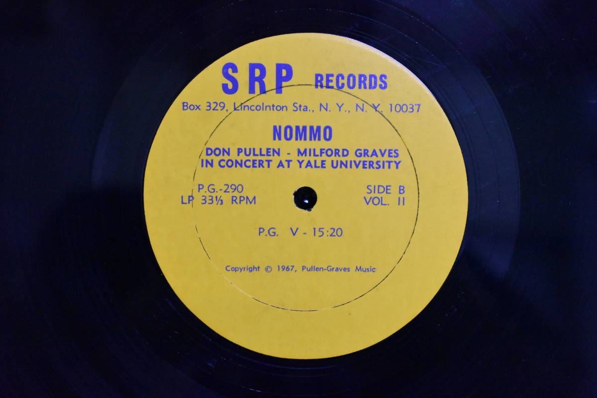 NOMMO MILFORD GRAVES DON PULLEN LP-290 S.R.P フリージャズ レコード(ジャズ一般)｜売買された ...